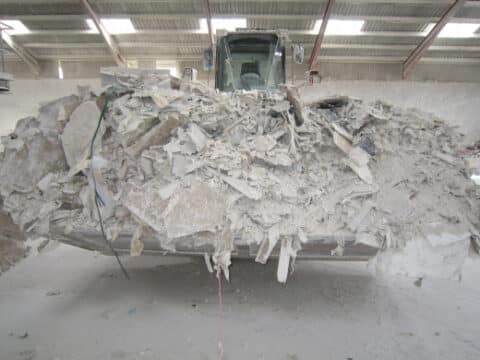 Industrial Gypsum Crusher for Recycling of Gypsum Waste